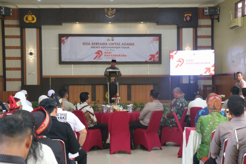 Doa Bersama Lintas Agama Warnai Peringatan Hari Bhayangkara ke-79 di Kotim – Media Center ...